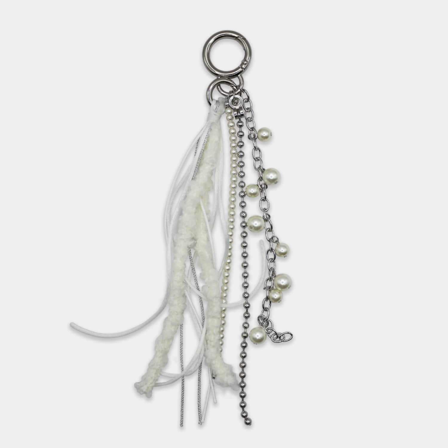 [GRUMPY STUFF] Boucle Mix Long Tassel Keychain – SellerWork