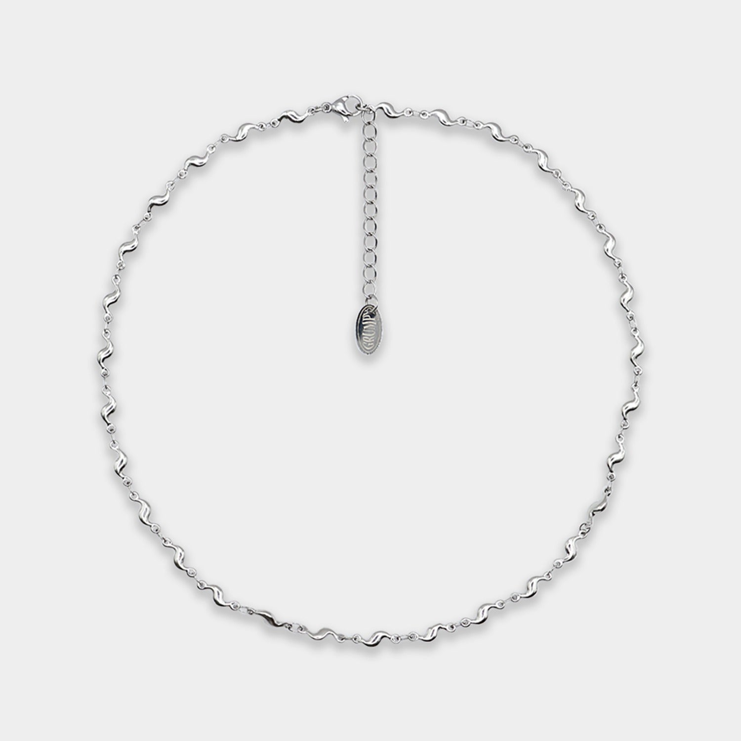 [GRUMPY STUFF] Seasonless Mini Wavy Chain Necklace – SellerWork