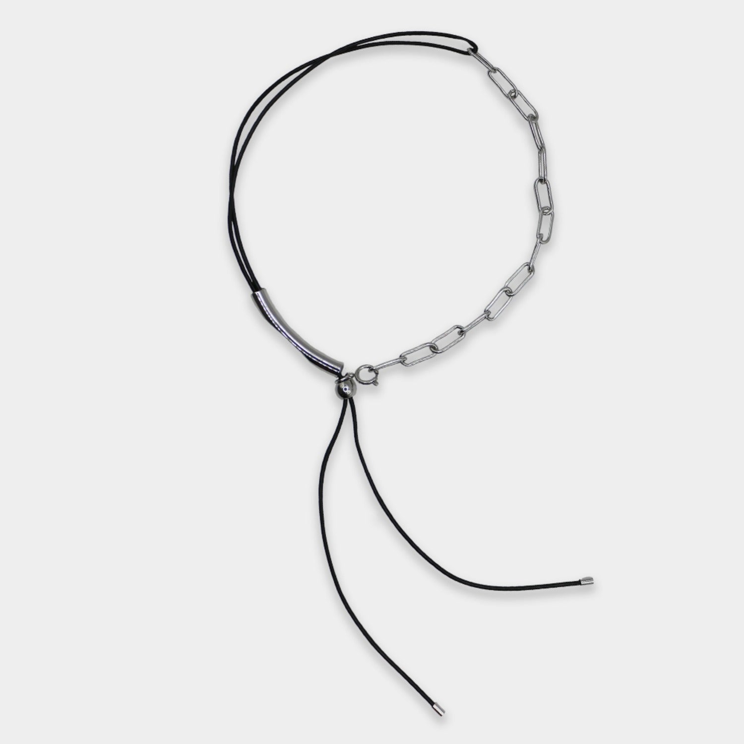 [GRUMPY STUFF] Seasonless Liberty Leather Bar Mix Necklace – SellerWork