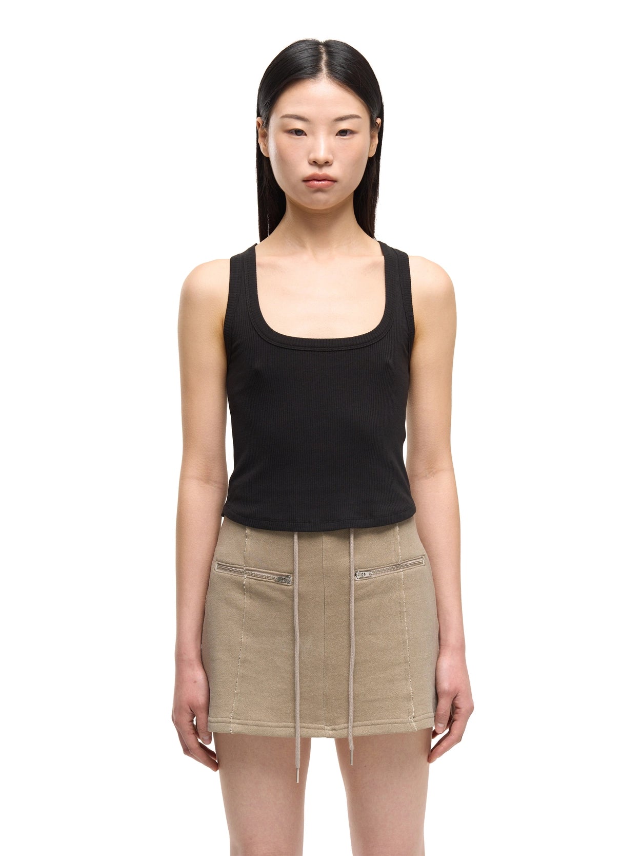 [GIRLSGIRLS] SIMPLE SLEEVELESS - BLACK – SellerWork