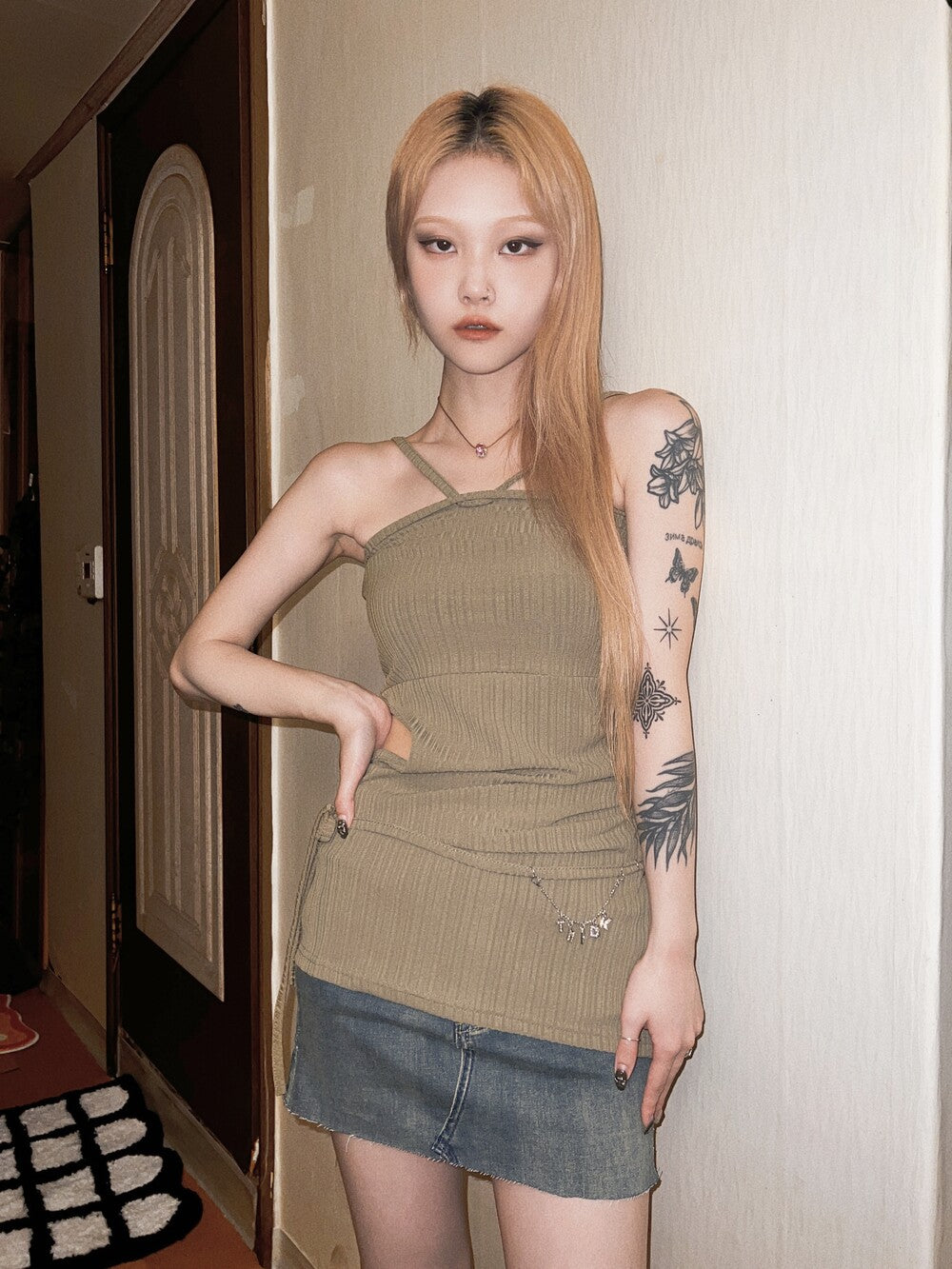 [TMDDK] Summer 23 3way top set - khaki – SellerWork