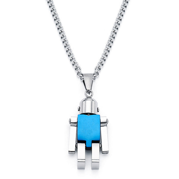 [WANDERING YOUTH] 3D Robot Necklace – SellerWork