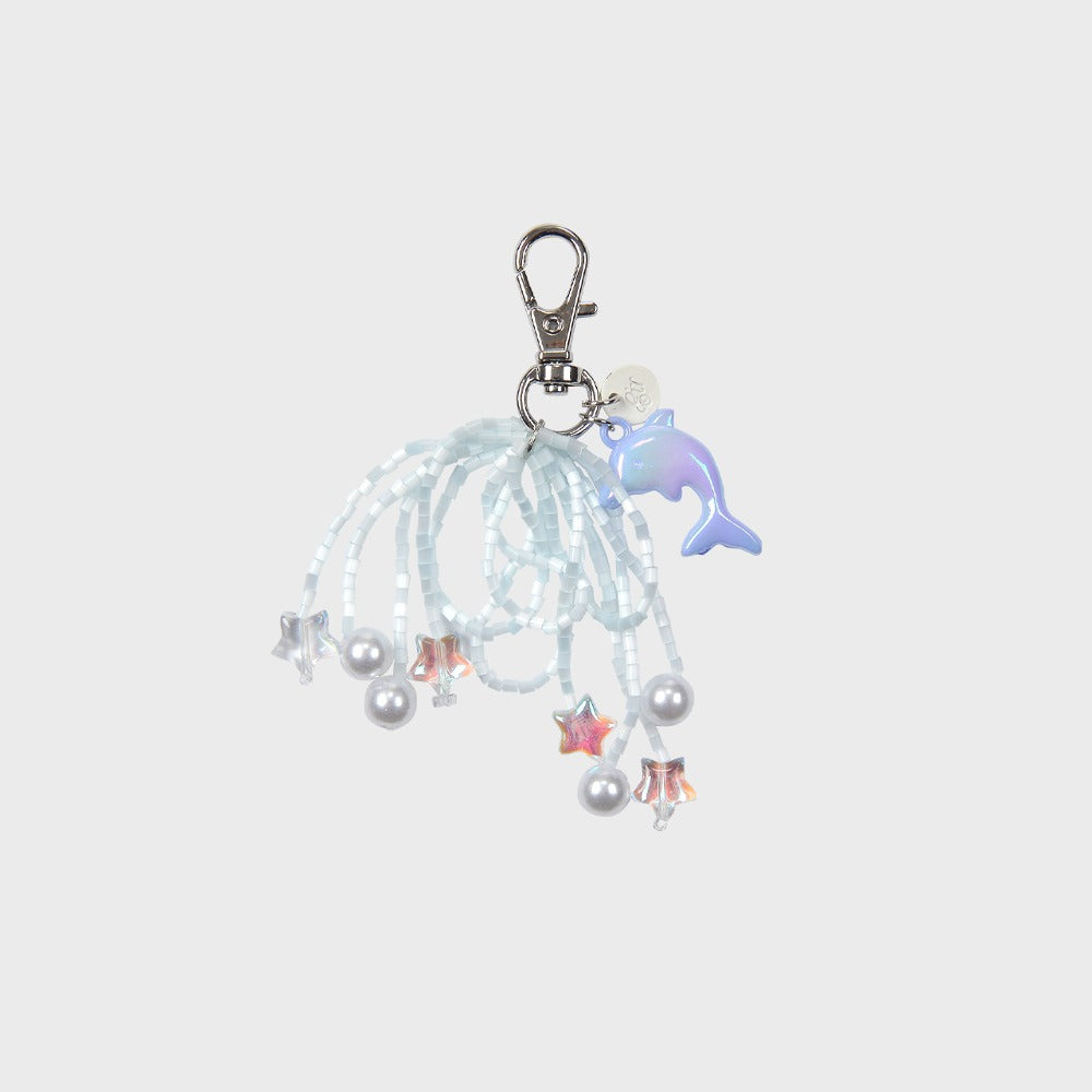[EIREVE] SPARKLE DOLPHIN DECO KEYCHAIN (BLUE) – SellerWork