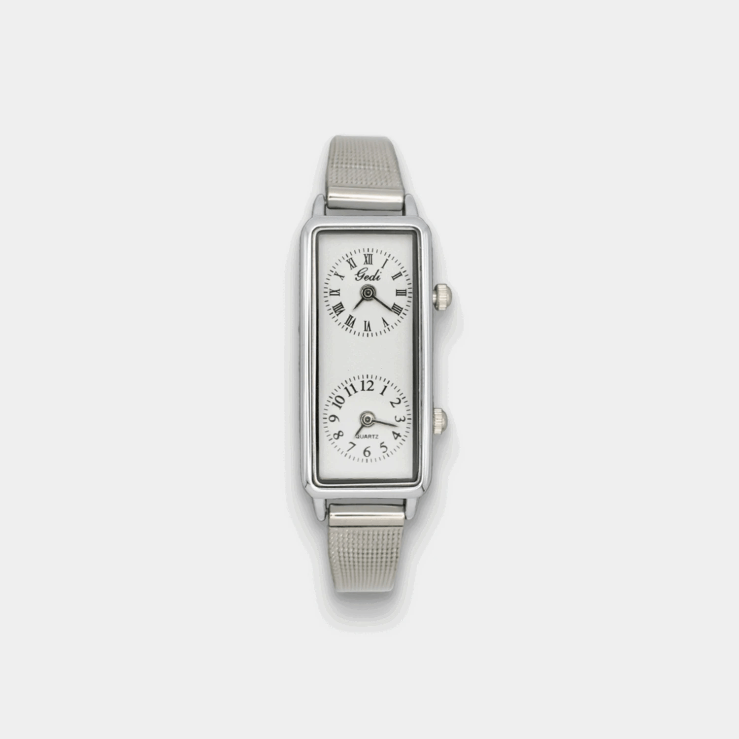 [GRUMPY STUFF] Twin Dial Mesh Watch – SellerWork