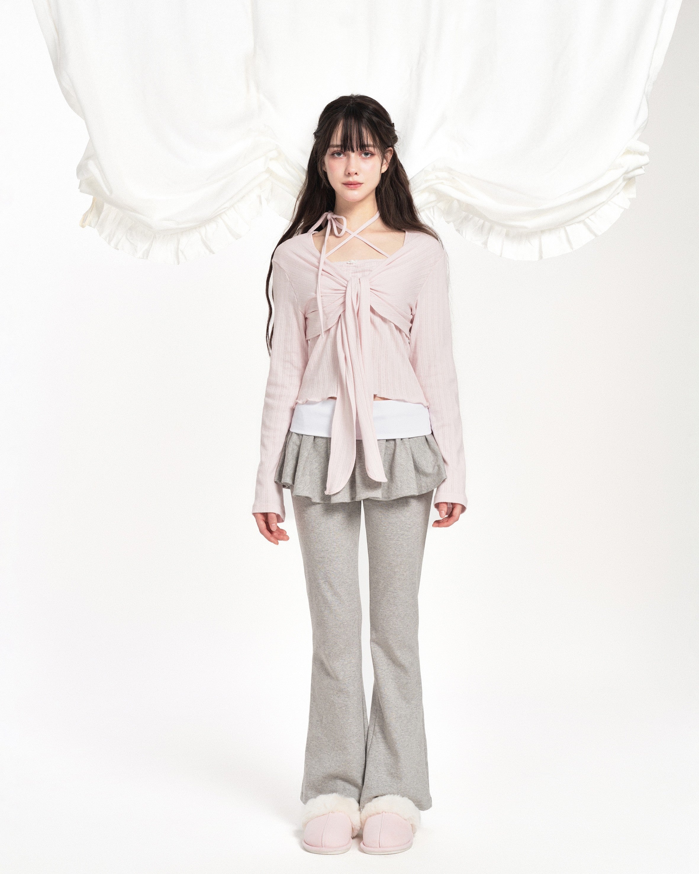 [WHISFAIRY] Rosy Bloom Bolero Set - PINK – SellerWork