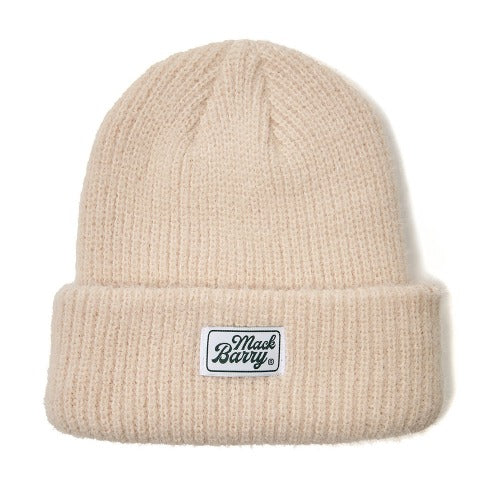 [MACK BARRY] CLASSIC LABEL SOFT CANDY BEANIEIVORY – SellerWork