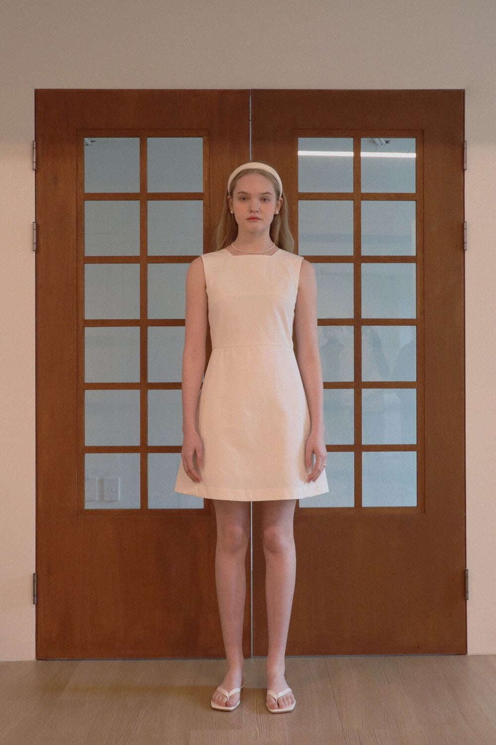 [BEIRUT] Summer 23 Square-Neck Mod Dress – SellerWork
